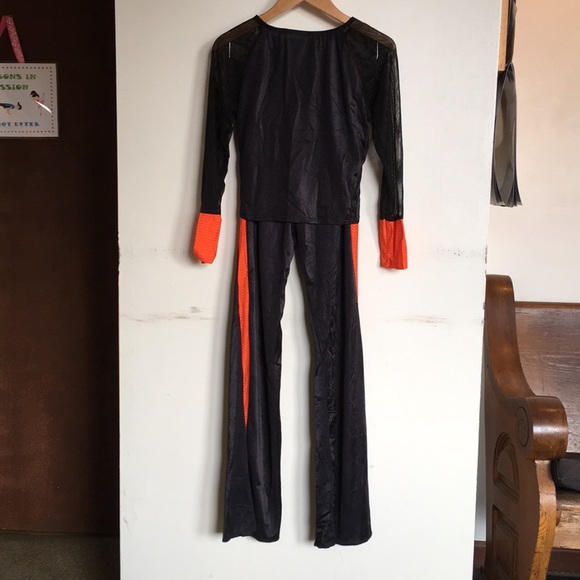 Dansco | Costumes | Dansco Black And Orange 2 Piece Dance Costume ...
